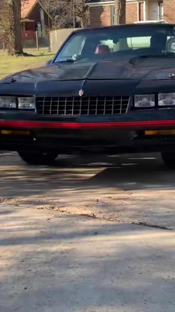 Black Chevy Monte Carlo SS on 24’s