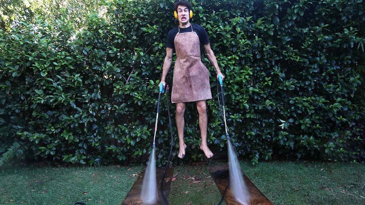 Can pressure washers make you fly? I tested it