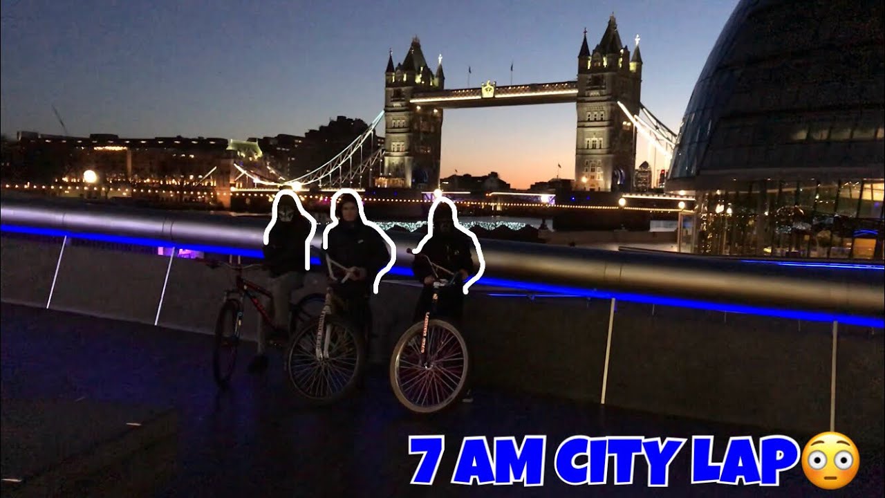 Little Harry performs 7AM wheelies around the city