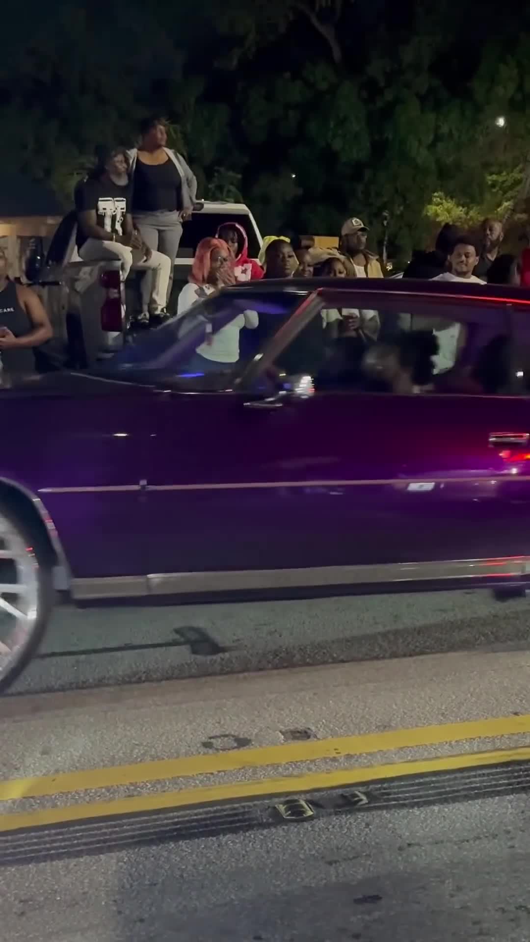 Candy Purple Chevy Donk on 28’s Forgiatos