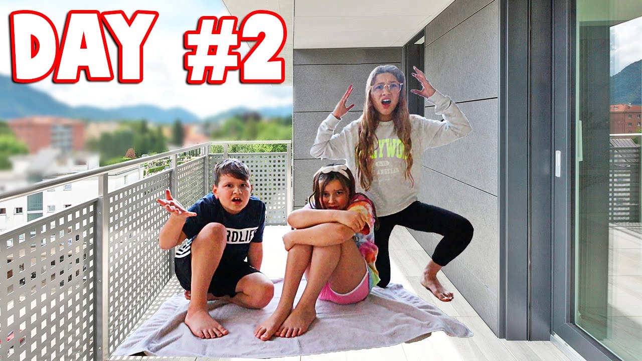 Balcony challenge gone wrong! (Maddy escapes) | JKrew