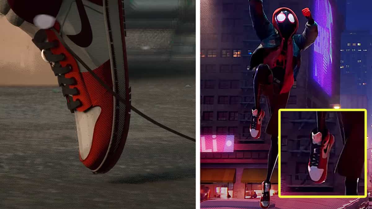 Small details from hyper-stylized animated movies