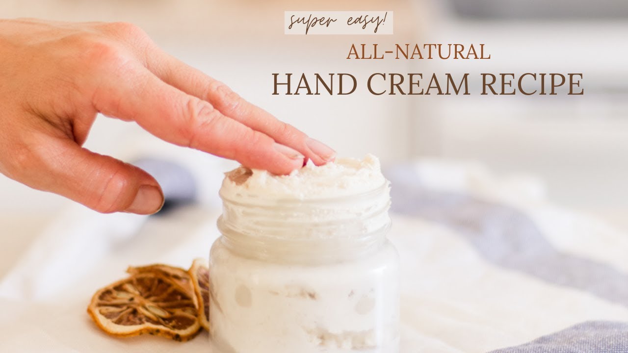 I made this shea butter hand cream
