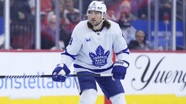Morgan Rielly’s status uncertain for Maple Leafs’ Friday game vs. Sabres
