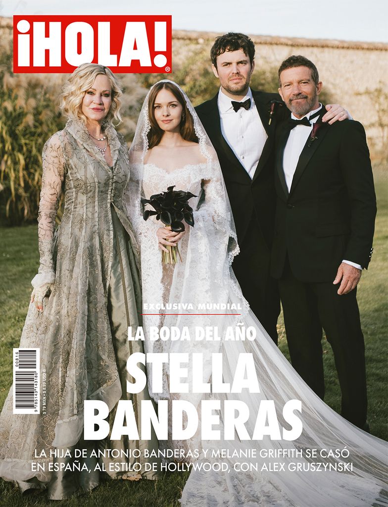 En ¡HOLA!, la boda del año de Stella Banderas y Alex Gruszynski