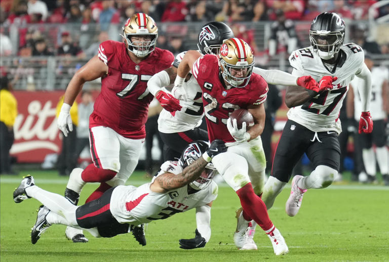 49ers' RB Christian McCaffrey named Week 7 NFC Offensive Player of the Week