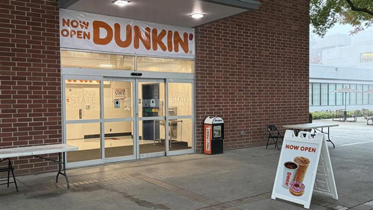 Dunkin' brews up new location at Fresno State