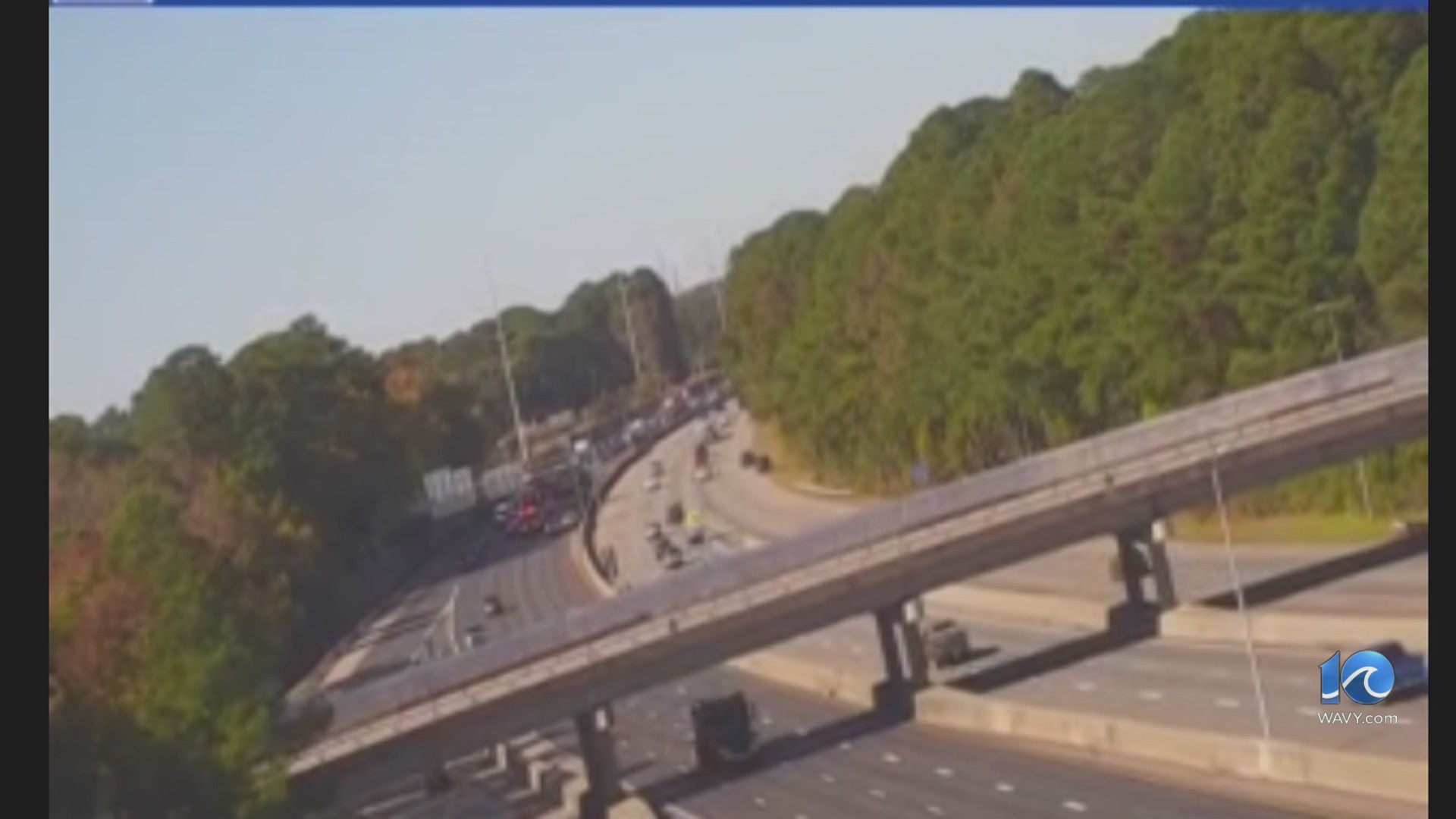 Vehicle crash causes delays near Military Hwy in Virginia Beach
