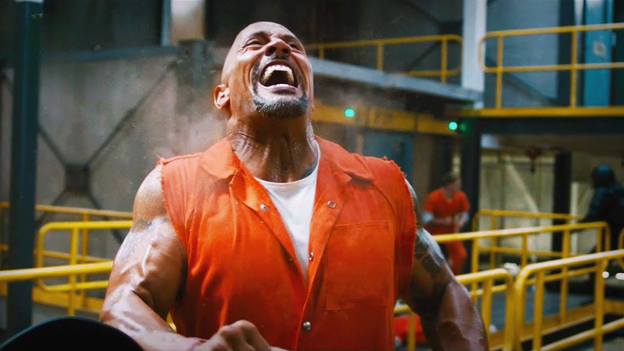 Prison escape (full scene) - The Fate of the Furious - Universal (The Rock)