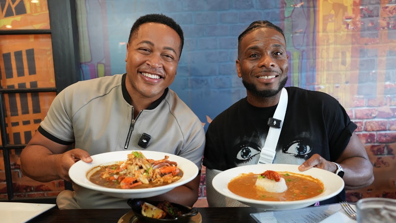 Trying the best Cajun food in the valley w/Kel Mitchell (chargrilled ...