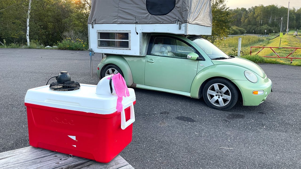 Car Camping w/ DIY Swamp Cooler: Will it Work?