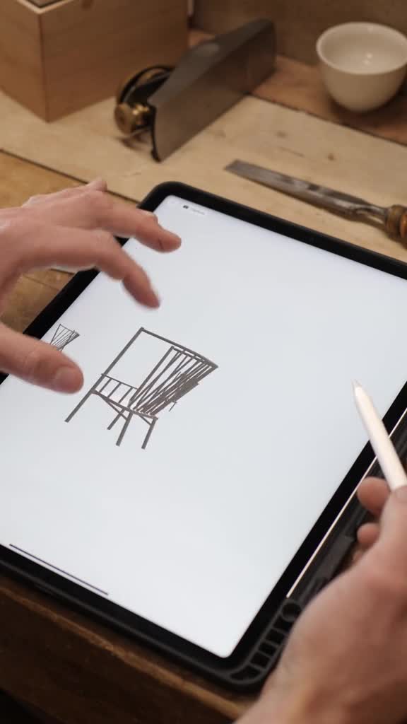 How I Design Custom Chairs on My iPad