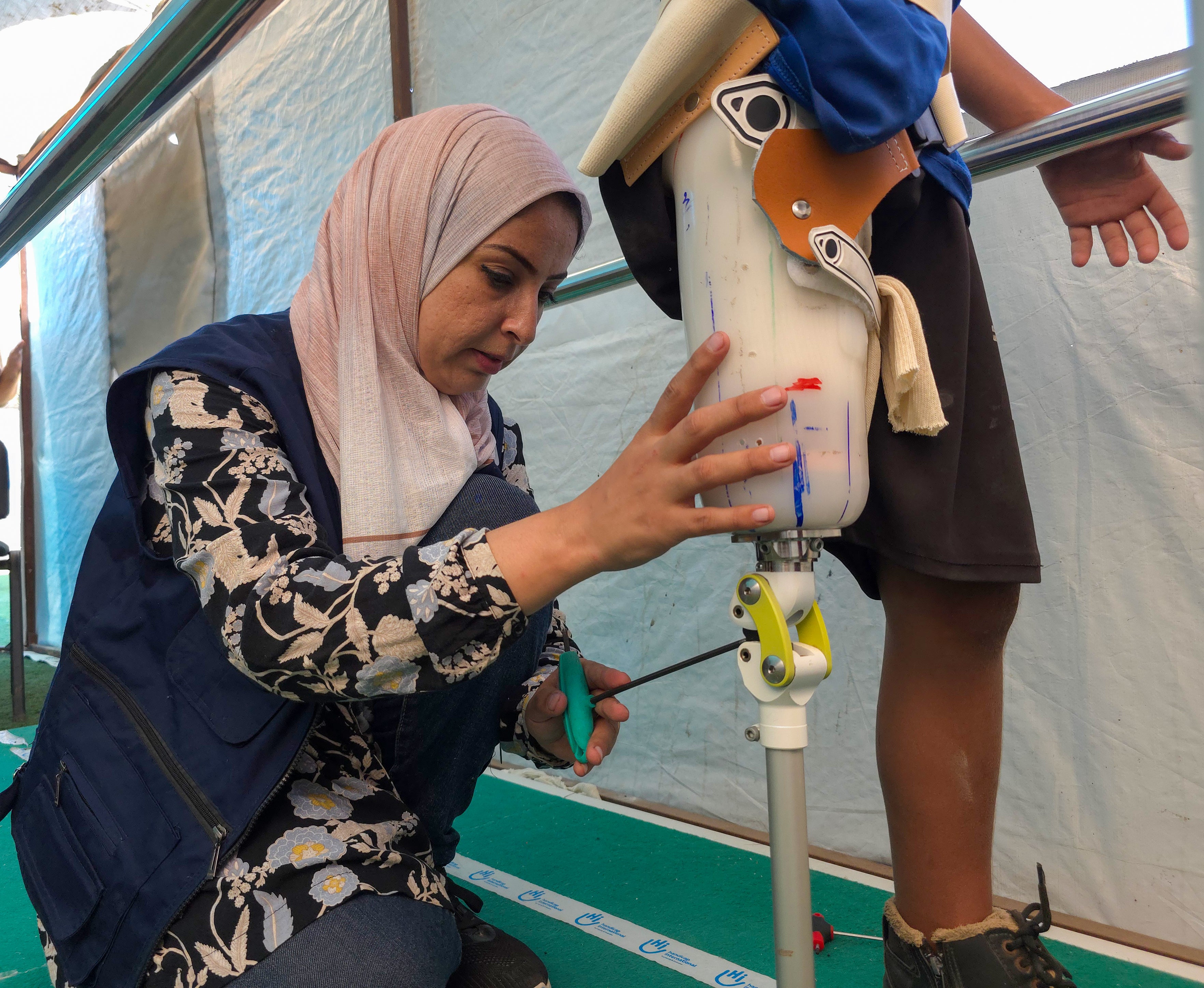 Meet one of Gaza’s prosthetic experts helping thousands who lost limbs