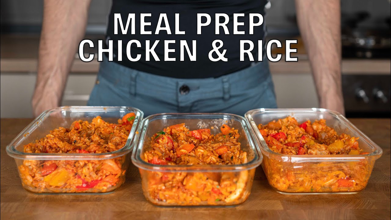 I made massive chicken and rice for meal prep 🍽️
