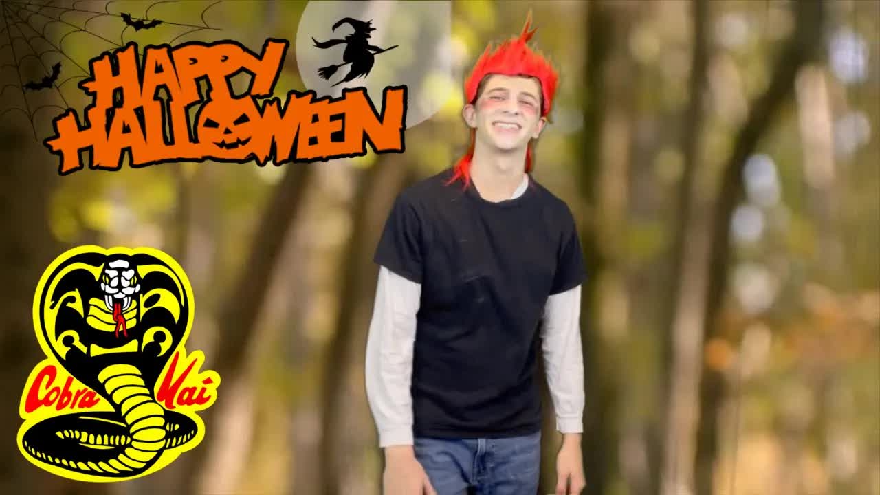 Happy Halloween from the Cobra Kai Kid!