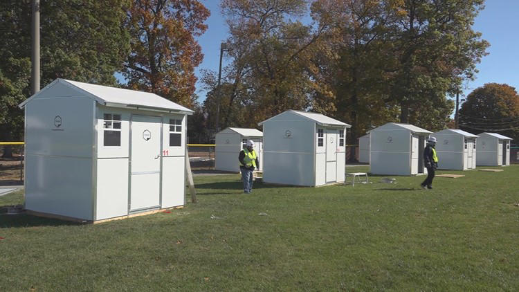 Greensboro’s temporary homeless shelter community moving to new site ...