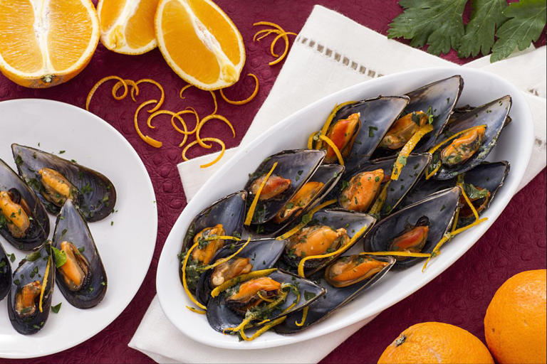 Mussels with Orange and Ginger