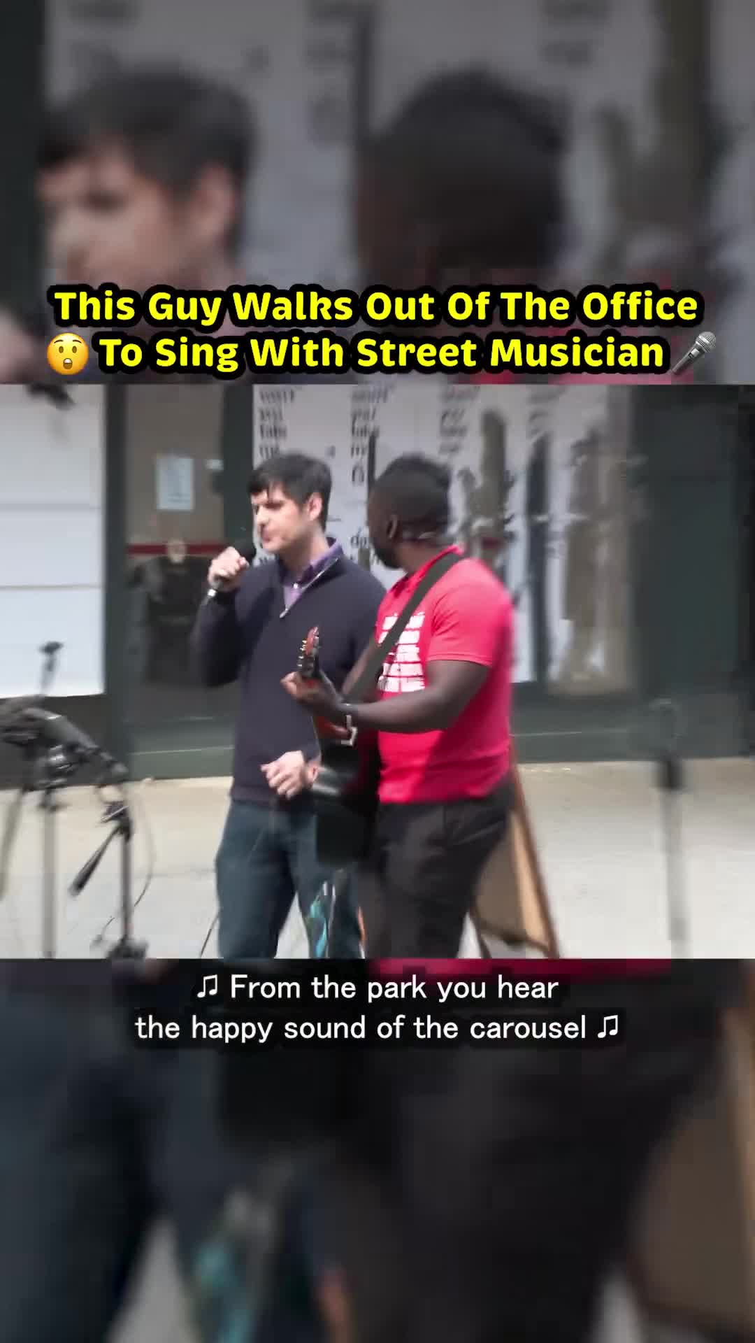 I stepped out to sing with a stranger 🎤