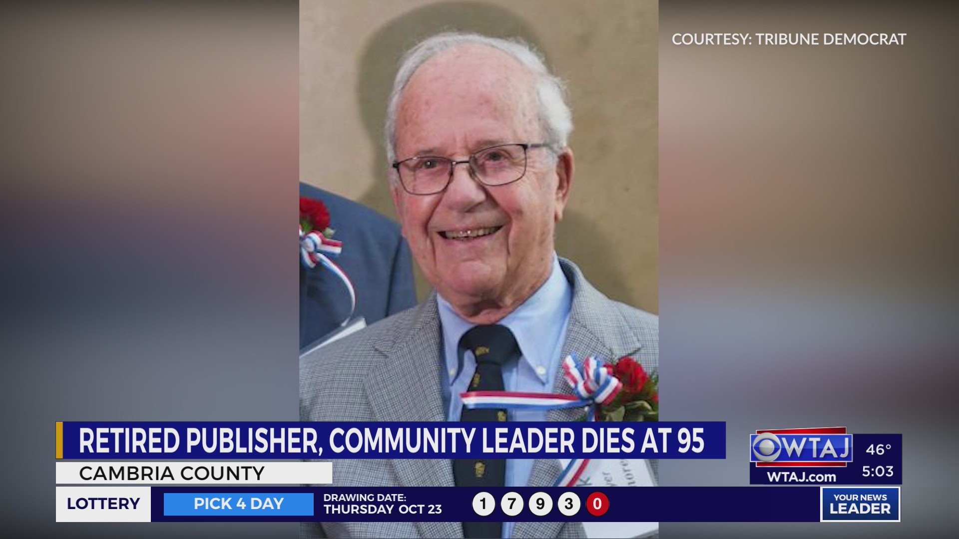 Johnstown remembers former Tribune-Democrat publisher Richard Mayer