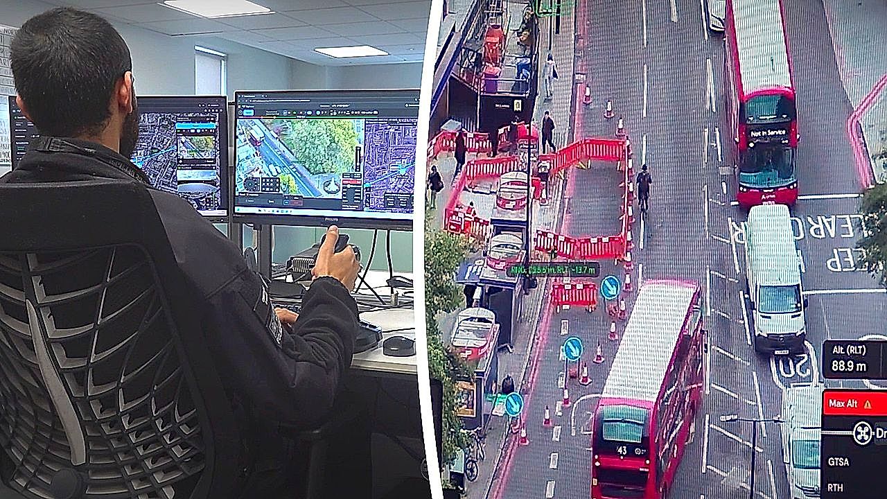 Metropolitan Police test drones in London emergency response