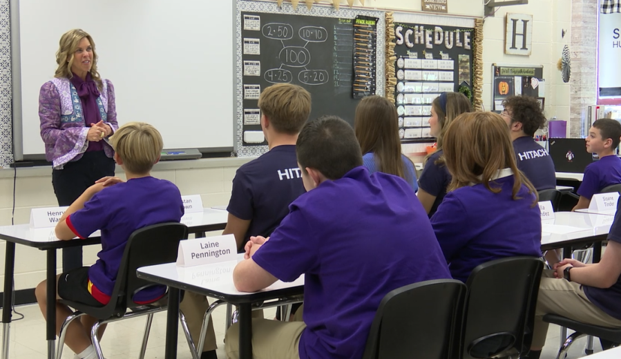 First Lady of Virginia visits Graham Middle School for ‘It Takes One ...