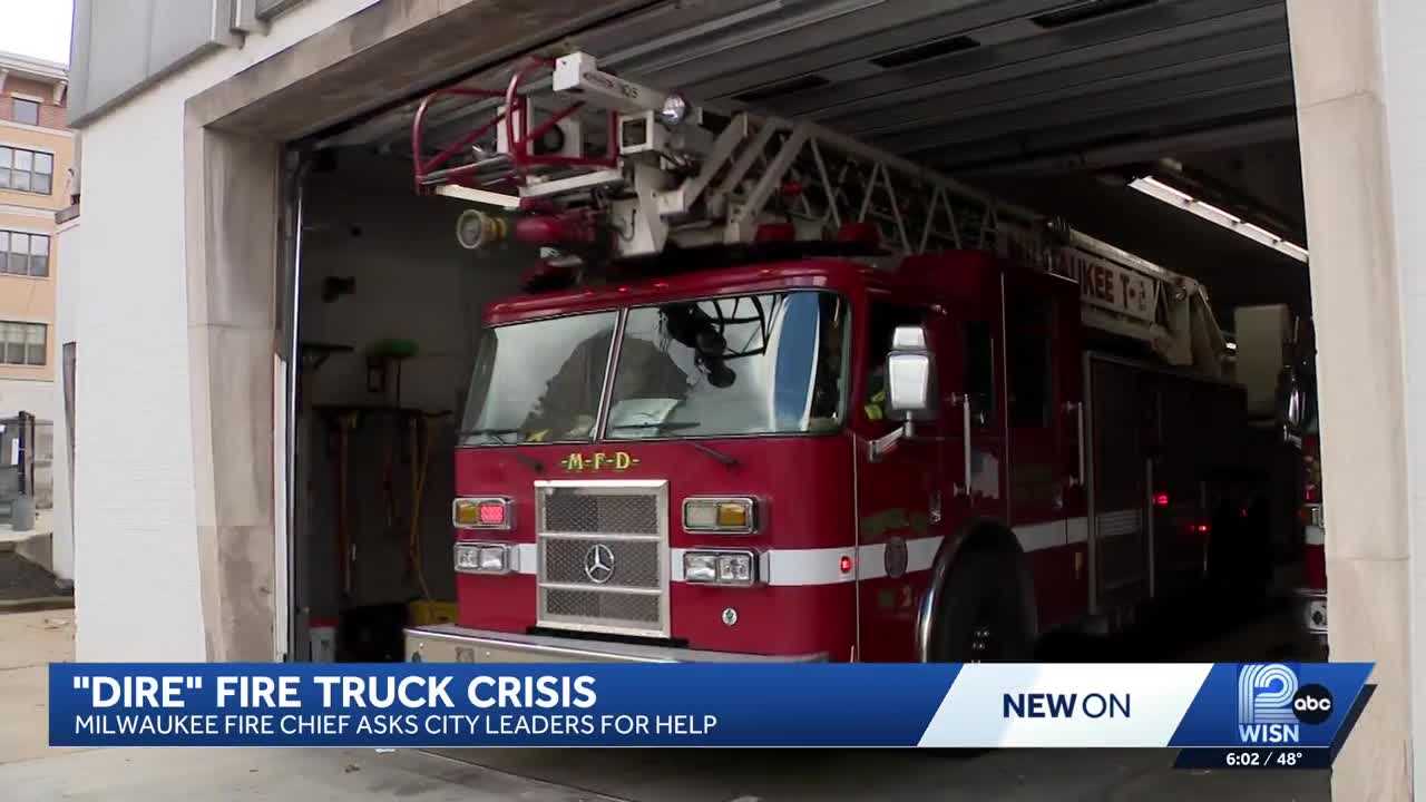 'The situation is dire': Milwaukee fire chief warns of aging fire trucks