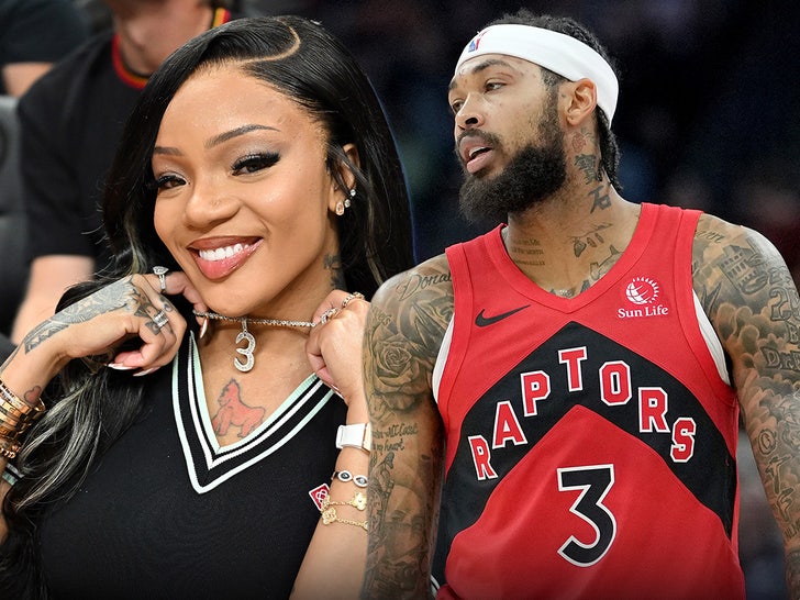GloRilla Cheers on NBA Star BF Brandon Ingram At Raptors' Opener