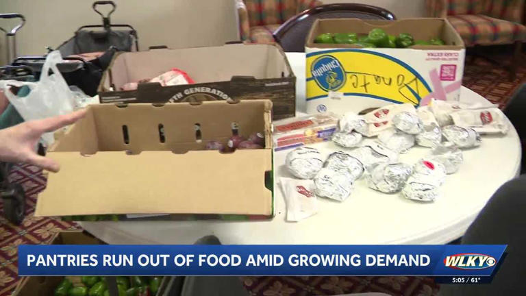 'It's really scary': Louisville food pantry runs out of food for the ...