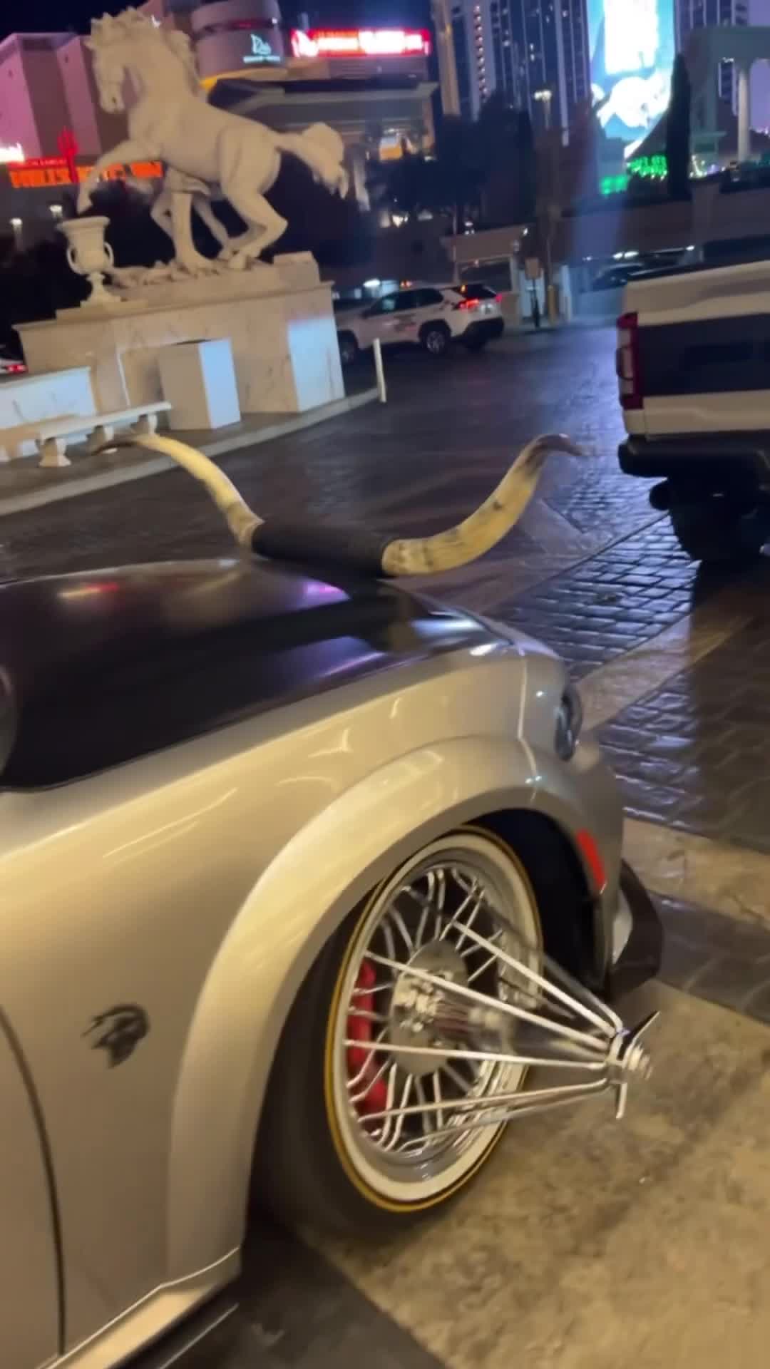 Widebody Hellcat Charger on swangas