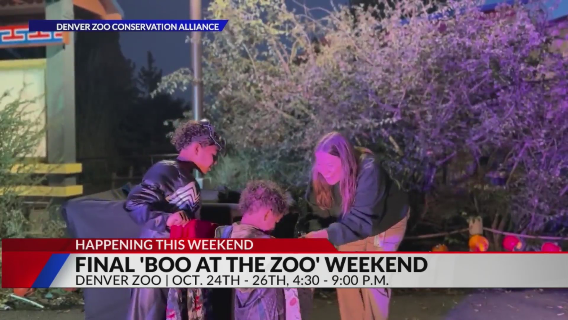 Denver Zoo's final 'Boo at the Zoo' event this weekend