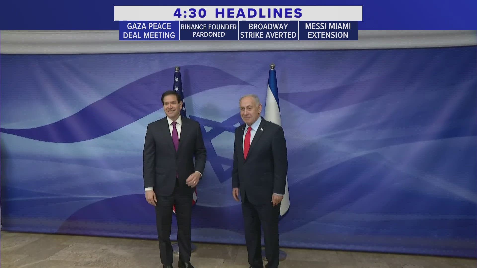 Secretary of State Marco Rubio meets with Israel Prime Minister Netanyahu