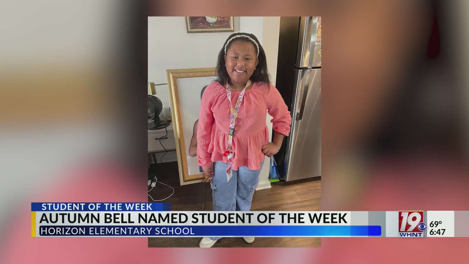 Autumn Bell Named Student of the Week | Oct. 23, 2025 | News 19 at 6 p.m.