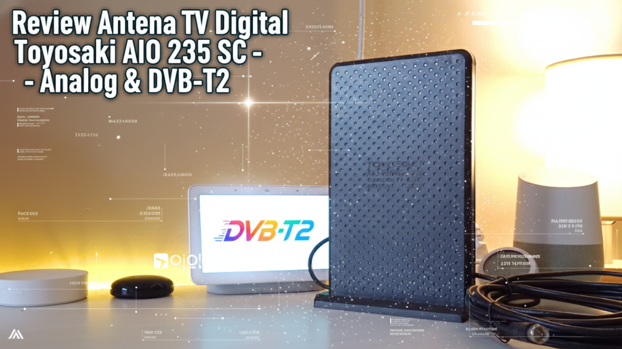 Review Antena TV Digital Toyosaki AIO 235 SC – Analog & DVB-T2