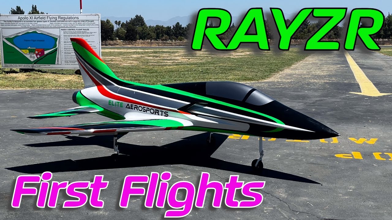 ELITE Aerosports RAYZR RC Jet: Incredible Maiden Flight