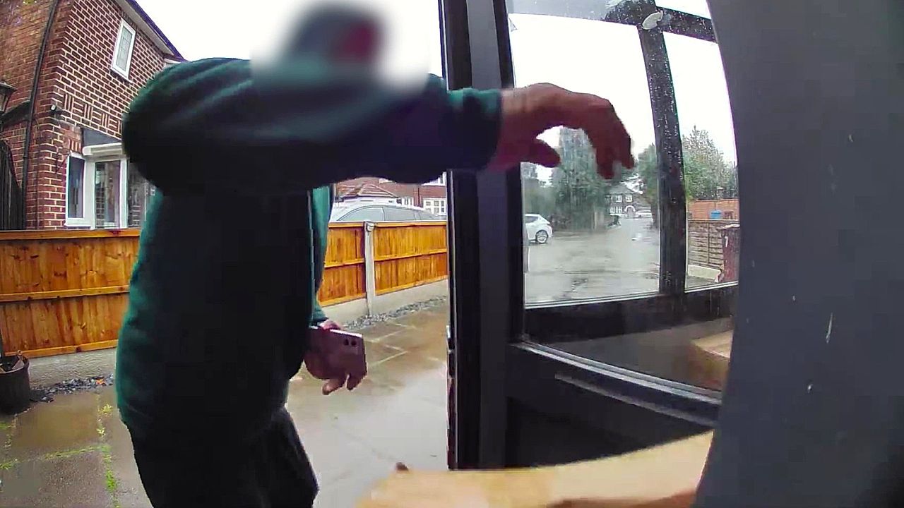 Delivery driver caught throwing fragile parcels and swearing at homeowners