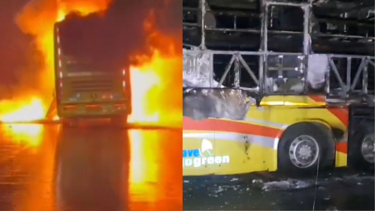 20 Charred To Death in Bus Fire Tragedy On Hyderabad-Bengaluru Route ...