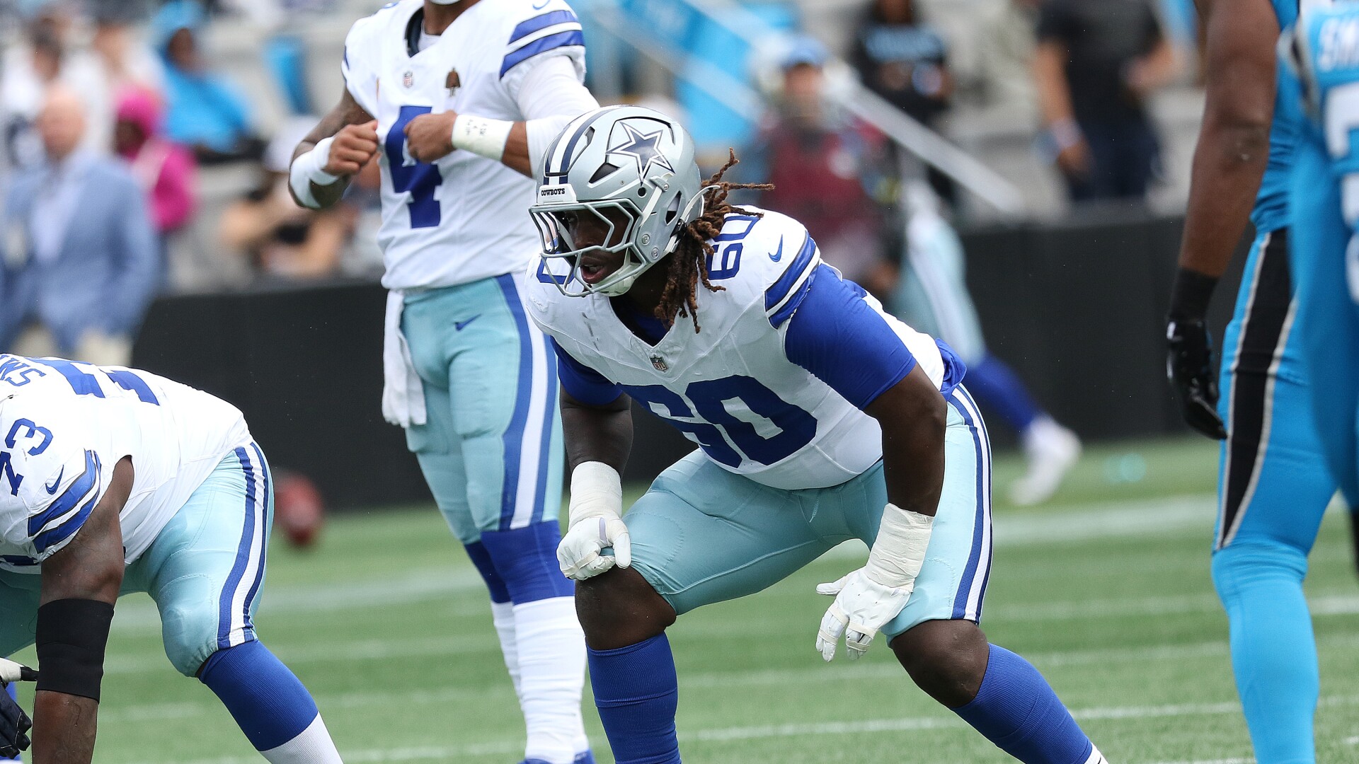 Cowboys add OT Tyler Guyton to injury report as limited participant