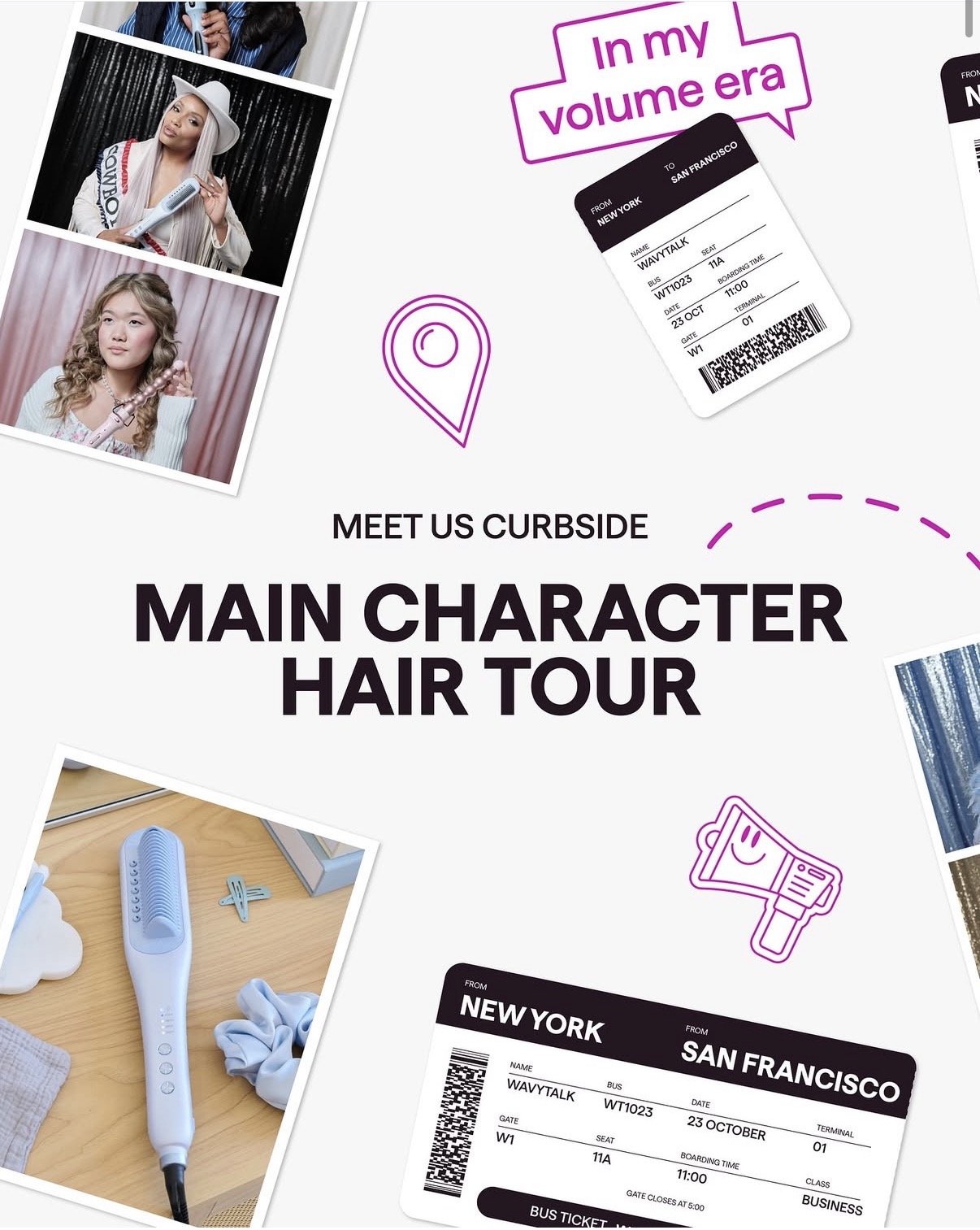 MAIN CHARACTER HAIR TOUR, LA