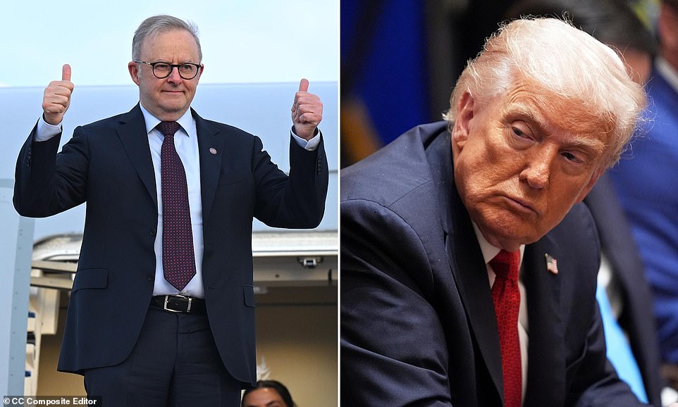 Albo accused of using superannuation as a bargaining chip during Trump ...