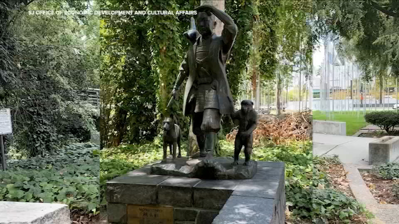 Historic Japanese Momotaro statue stolen in downtown San Jose