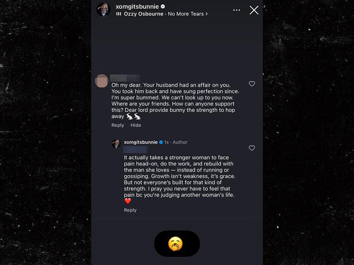 Bunnie XO Claps Back at Hater's Comment on Jelly Roll Cheating Revelation