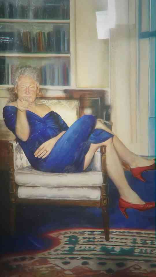 Why Epstein Had a Painting of Bill Clinton in a Blue Dress