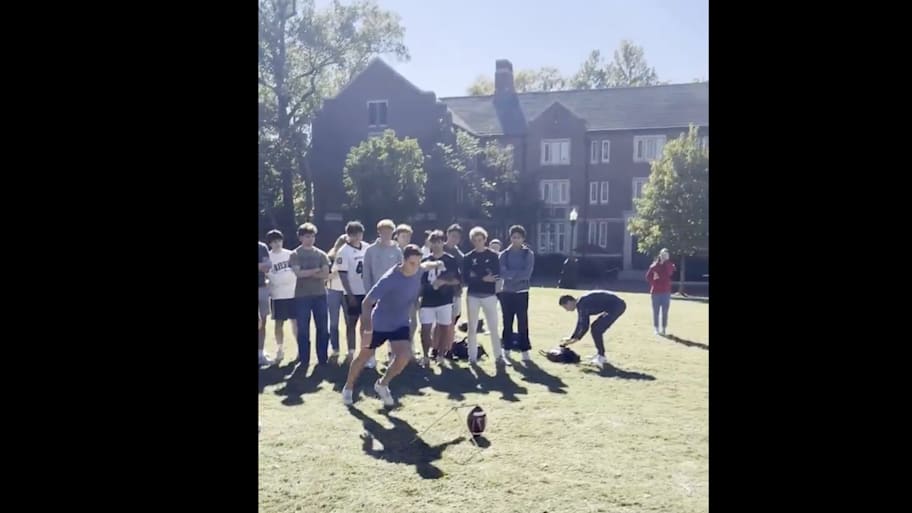 Vanderbilt Kickers Help Fellow Students Prepare for Pat McAfee's Field ...