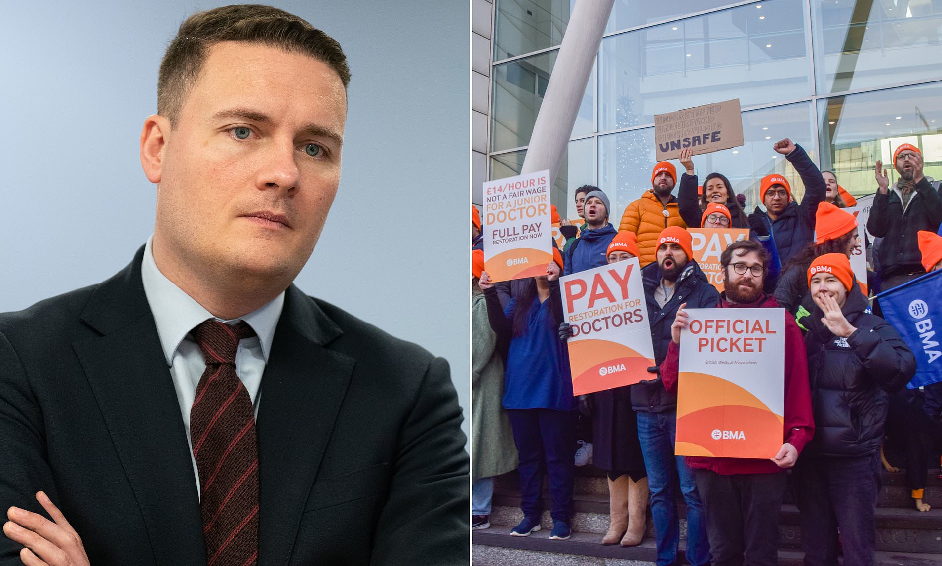 'Reckless' union to lead resident doctors out on ANOTHER five-day ...