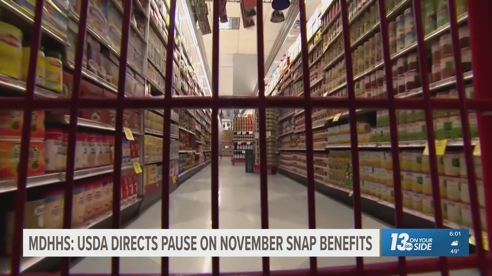 MDHHS: USDA directs pause on November SNAP benefits