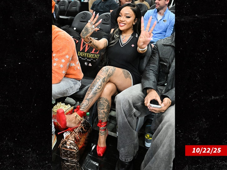 GloRilla Cheers on NBA Star BF Brandon Ingram At Raptors' Opener