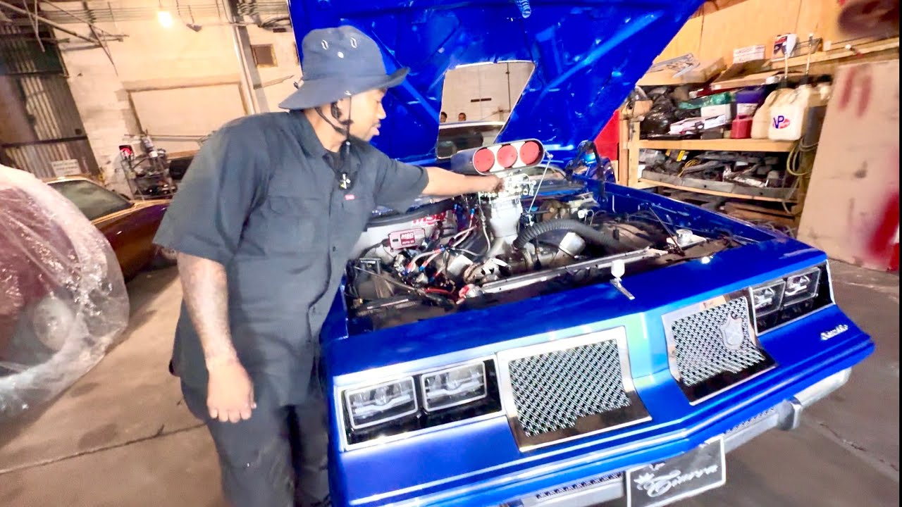 Lil Ant's Outrageous Cutlass on 24's Racecar and Shop Tour