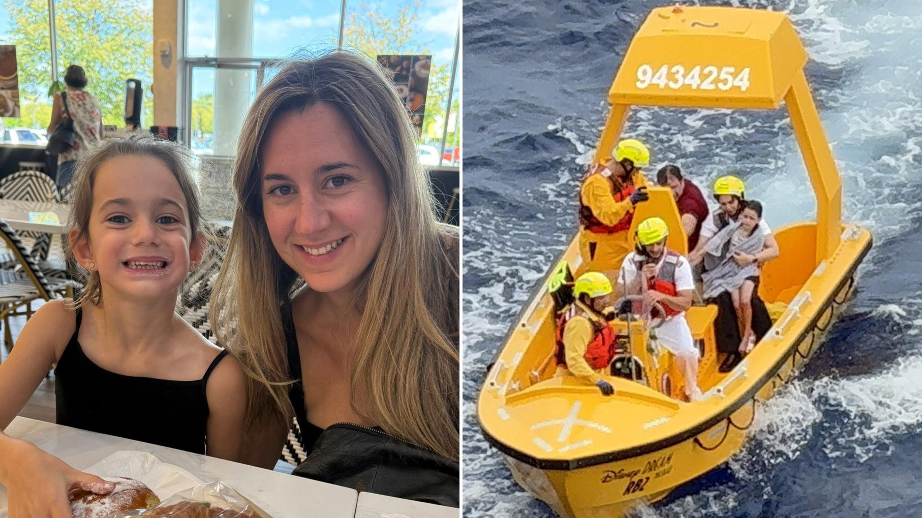 First picture of girl who fell from Disney cruise ship