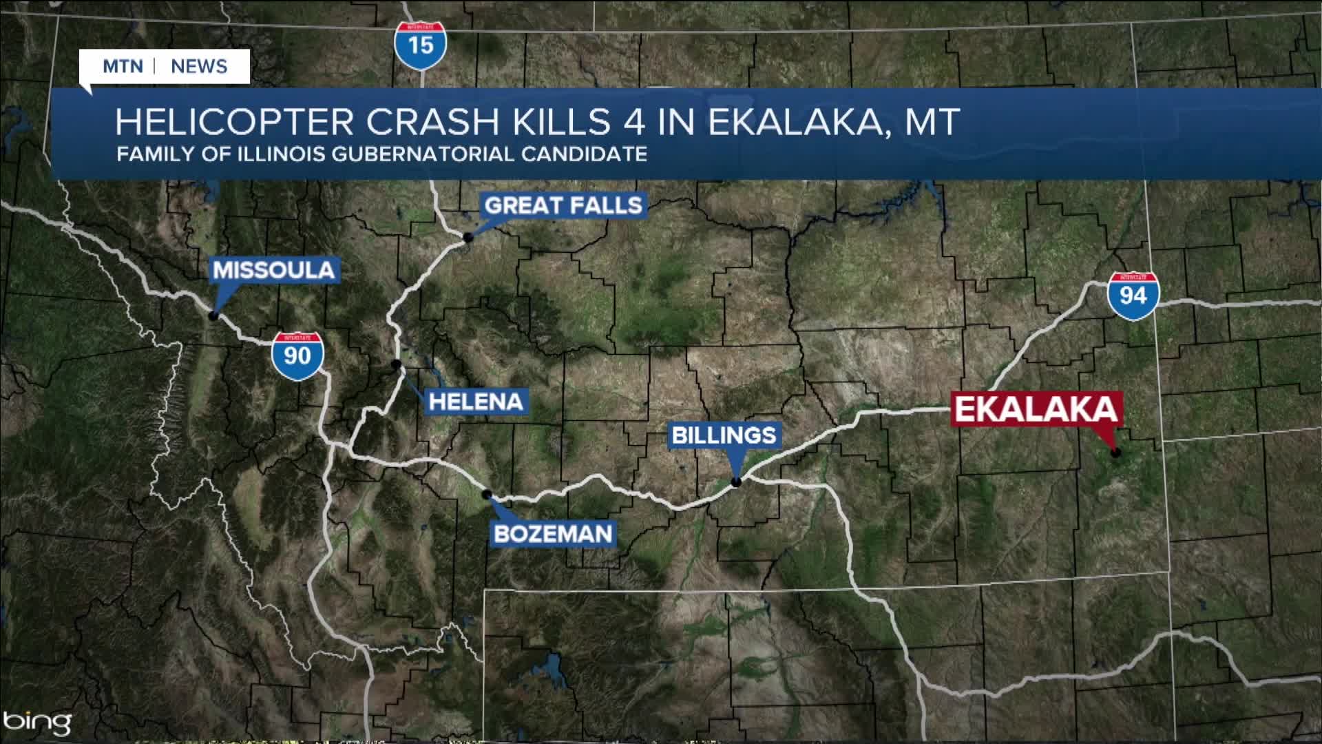 4 people killed in Eastern Montana helicopter crash