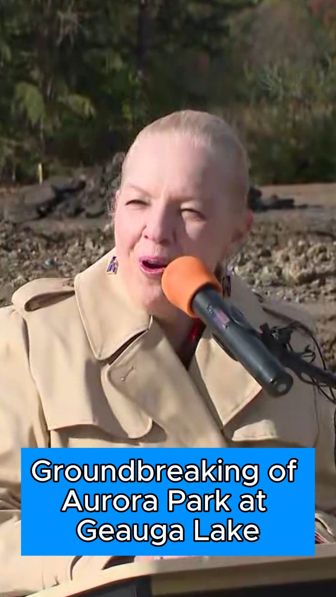 Groundbreaking held for Aurora Park at Geauga Lake, site of former SeaWorld Ohio property